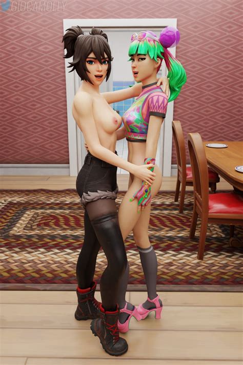 Rule 34 2girls Breasts Femele Fortnite Giocamolly High Heels Multiple