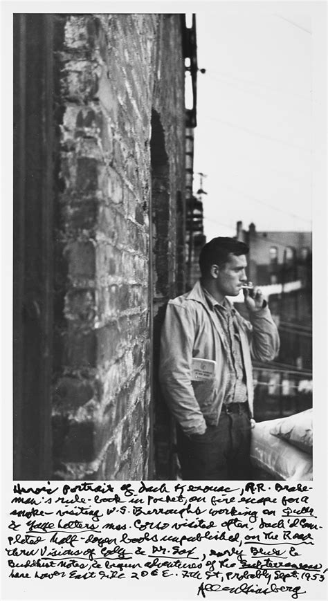 Heroic Portrait Of Jack Kerouac New York 1953 By Allen Ginsberg Art