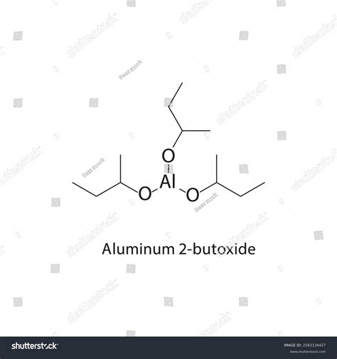 Aluminum 2 Butoxide Skeletal Structurealuminum Alkoxide Compound Stock