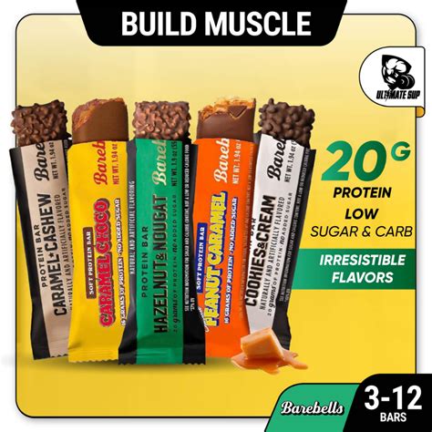 Barebells Protein Bar Healthy Meal Low Carb 20g Protein Bar To Build