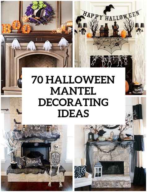 70 Great Halloween Mantel Decorating Ideas Digsdigs