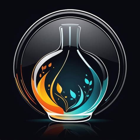 Eneral Term For Designing Logos With A Glass Effect Premium Ai