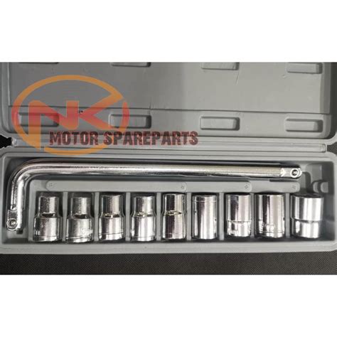 10pcs 8mm 21mm 1 2 L Type Spanner Box Socket Set Box Set Spanner Wrench Tools Set Spanar