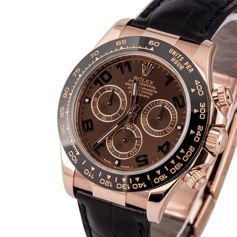 Rolex Daytona Rose Gold Chocolate Dial Buy 100 Rolex At Bobs