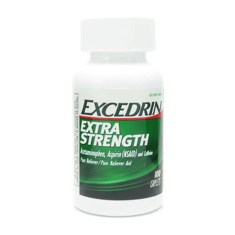 Excedrin® Extra Strength 500 Mg Tablets 100 Count Mcguff