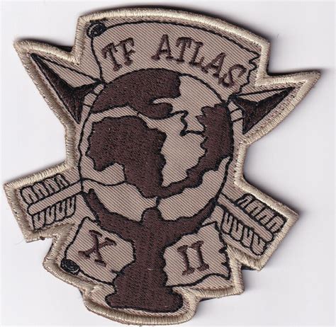 Task Force Atlas Us Army Special Forces Oif Xii Patch Afghanistan Made