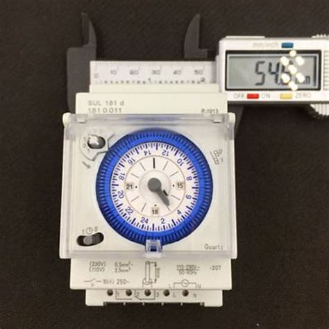 Analog Mechanical Timer Switch V V Hours Daily Programmable UK Mechanical Timer Timer