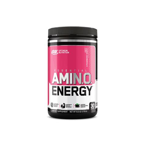 Optimum Nutrition Essential Amin O Energy Juicy Strawberry 270g Buy