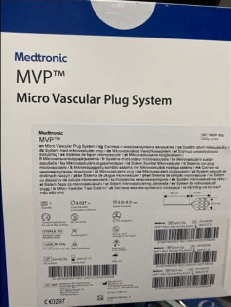 Used Medtronic Mvp Micro Vascular Plug System Mvp 5q Catheters For Sale
