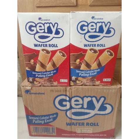 Jual Gery Wafer Roll Stick 1box Isi 20 Pcs Shopee Indonesia