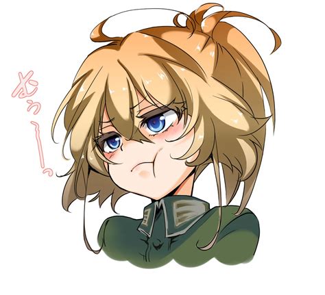 Hal Goshujinomocha Tanya Degurechaff Youjo Senki Ahoge Blonde