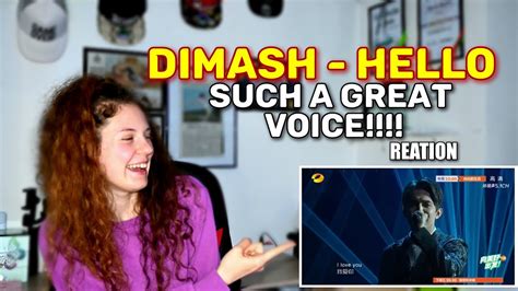 Dimash Hello Reaction Dance Youtube