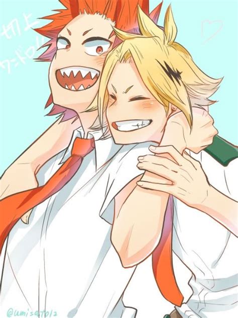 Boku No Hero Academia Kirishima Eijirou Kaminari Denki Arte De