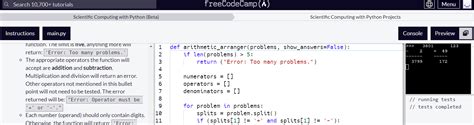 Scientific Computing With Python Python Environment Replit Python The FreeCodeCamp Forum