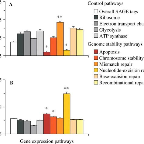 Stochastic Contrasts Among Gene Expression Pathways According To