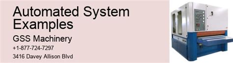 Automated System Examples