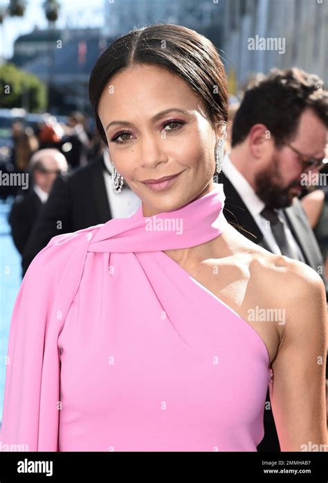 Exclusive Thandie Newton Arrives At The 70th Primetime Emmy Awards On