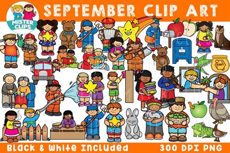 September Images Clip Art