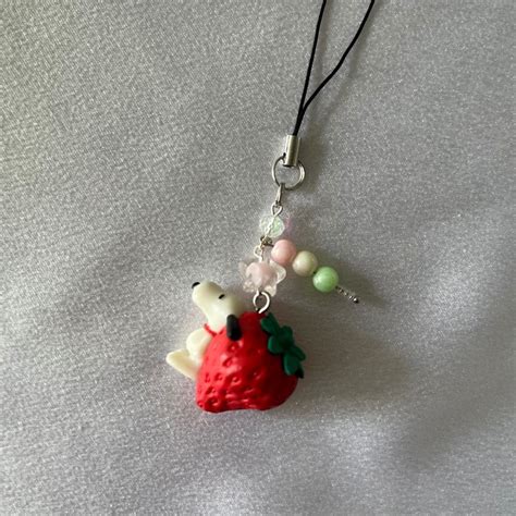 Snoopy Strawberry Necklace