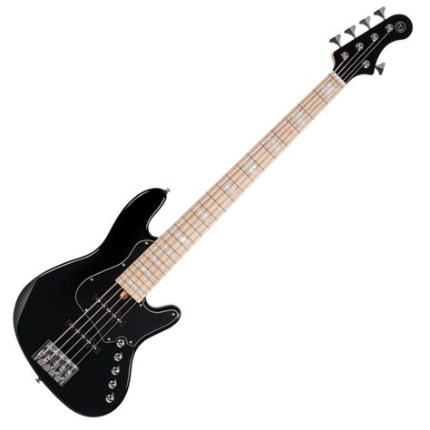 Cort Elrick Njs 5 String Bass W Gig Bag Black The Guitar Gallery