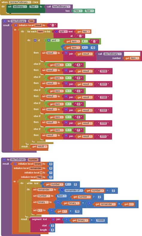 Can I Make An App Translate From Binary To Text Or Vice Versa Mit App