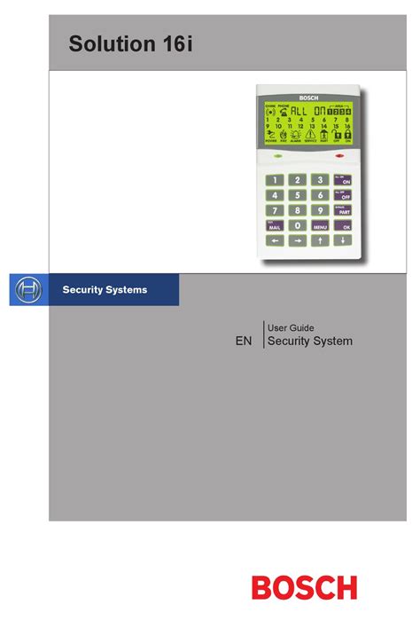 Bosch Solution 16i User Manual Pdf Download Manualslib