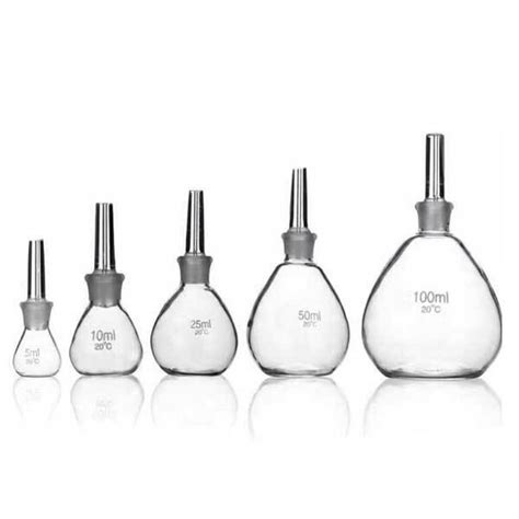 5ml 500ml Pycnometer Glass Specific Gravity Bottle Science Chemistry