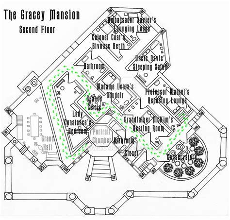 Haunted Mansion Second Floor Plan Wip By Shadowdion Mansions Disney