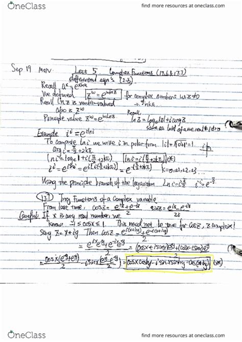 Mat290h1 Lecture 5 5 Oneclass