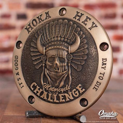 Hoka Hey Motorcycle Challenge Custom Derby Cover Omaha Derby Covers
