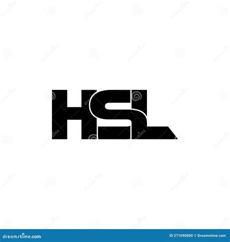 Hsl Letter Monogram Logo Design Vector Stock Vector Illustration Of Hsl Letter Monogram Logo Design Vector Stock Vector Illustration Of