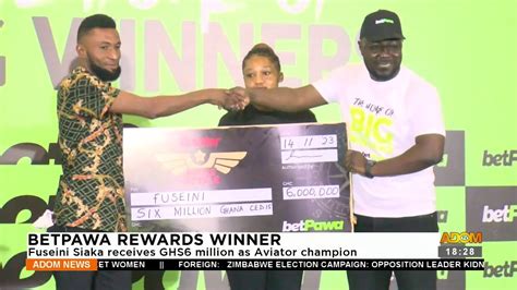 Betpawa Rewards Winner Fuseini Siaka Receives Ghs6 Million As Aviator