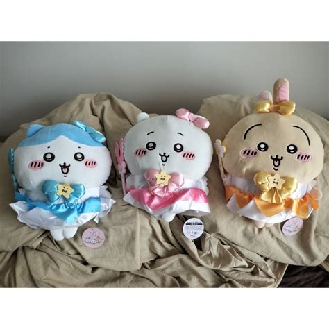 Magical Chikawa Big Stuffed Toy Set Of 3 Chikawa Hachiware Rabbit