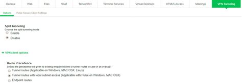 Ivanti Connect Secure Split Tunneling Overview