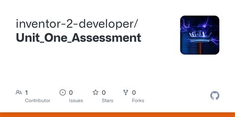 Github Inventor 2 Developerunitoneassessment