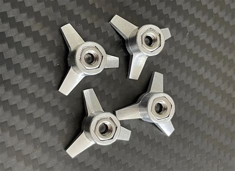 Tamiya Blackfoot Truck Alloy Nylon Wheel Nut Spinner M4 Pargustore