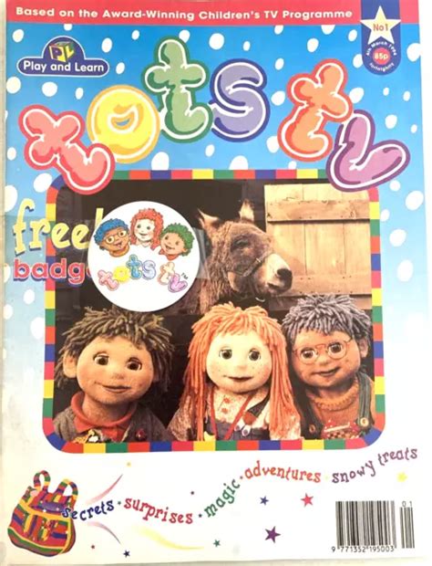 Tots Tv 1 With Free Ts March 1994 Fleetway Scarce Uk Magazine