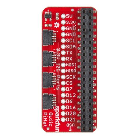 adaptor sparkfun qwiic hat pentru raspberry pi emag ro