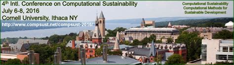 Nsf Expeditions In Computing Computational Sustainability