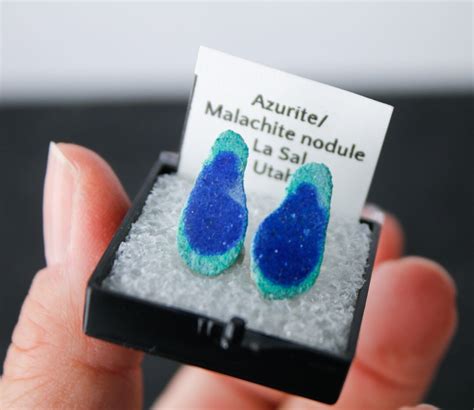 Malachite And Azurite Nodule Pair From Utah Perky Thumbnail Etsy