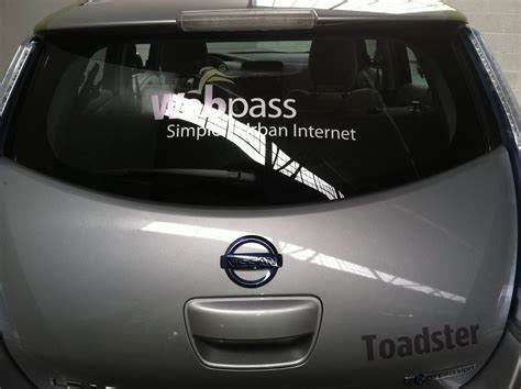 Window Decal For Webpass Custom Vehicle Wraps