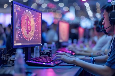 Premium Photo Photo Of Bitcoin Hackathon With Developers Coding Innovative Solution Crypto