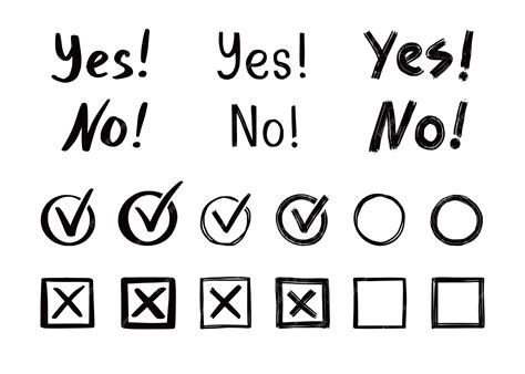 yes no checkbox