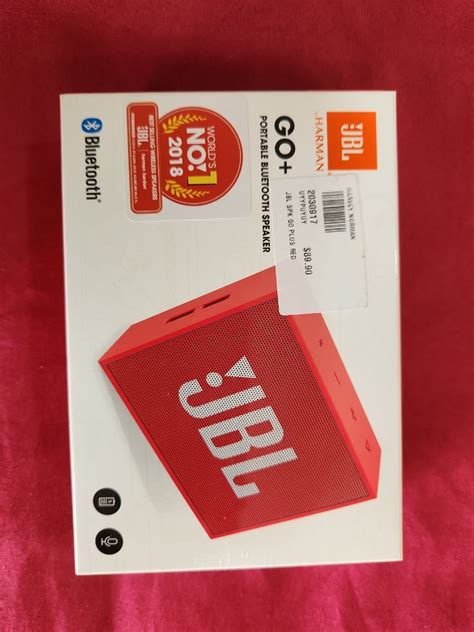 NEW UNOPENED JBL GO Portable Bluetooth Speaker Audio Soundbars Speakers Amplifiers On