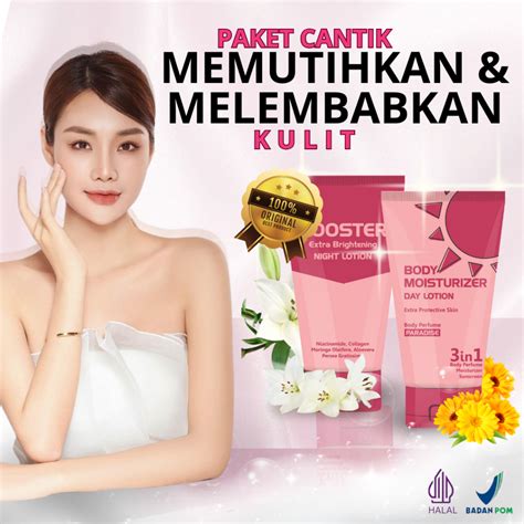 Jual Booster Dan Body Moisturizer Body Lotion Siang Dan Malam Ampuh