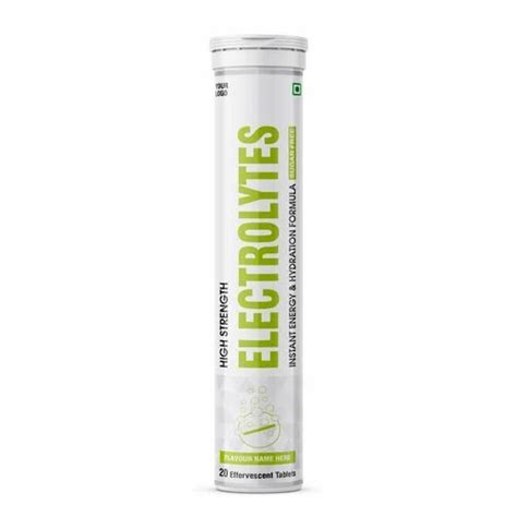 Electrolyte Effervescent Tablet Packaging Size 20 Tablets At ₹ 80