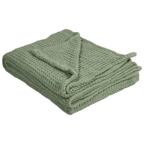 Couvre Lits Chagyl Coton 220 X 240 Cm Vert Leen Bakker