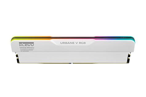klevv urbane v rgb 6400mhz 16gb x2 ddr5 gaming memory white