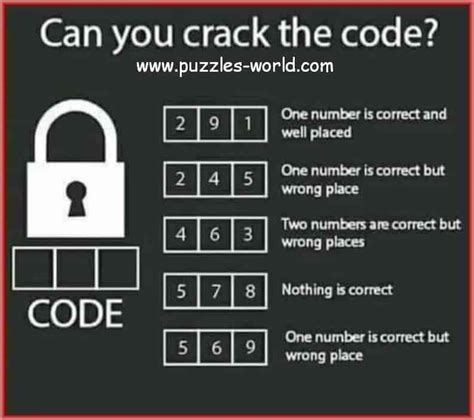 Can You Crack The Code Logic Puzzle Artofit