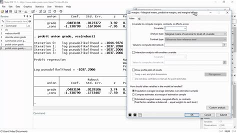 Probit Regression With Continuous Covariates Youtube